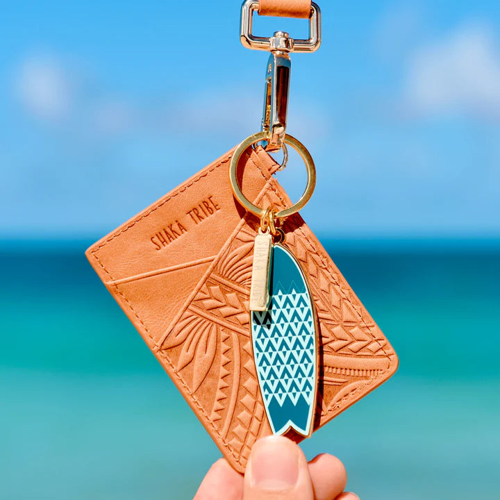 Shaka Tribe "Surfboard" Keychain - Green | The Hawaii Store